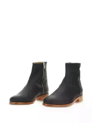 COMMON PROJECTS Zip-detail Leather Boots