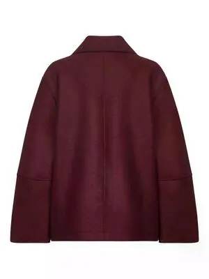 Harris Wharf London Button-fastening Wide-sleeve Coat