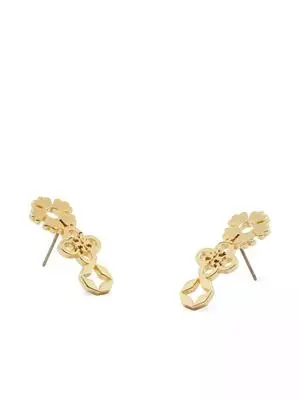Tory Burch Flower-hexagon Stud Earrings