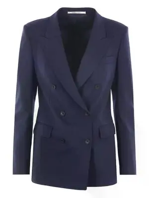 Tagliatore Notched Lapel Jackets For Women