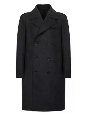 Harris Wharf London Double-breasted Wool-cashmere Coat - Grey