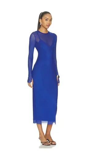 AFRM Ashland Midi Dress - Lapis