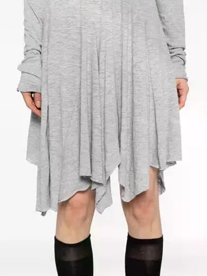 OPEN YY Logo Hooded Mini Dress