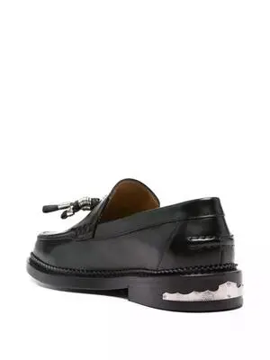 Toga Tassel-embellished Leather Loafers