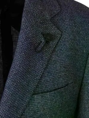 LARDINI Textured Single-breasted Jacket