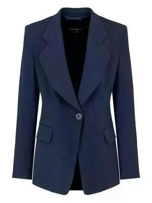 Emporio Armani Single-button Notched-lapel Jacket