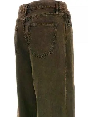 FRAME Five-pocket Wide-leg Jeans