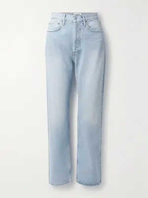 AGOLDE High Rise Straight Leg Jeans
