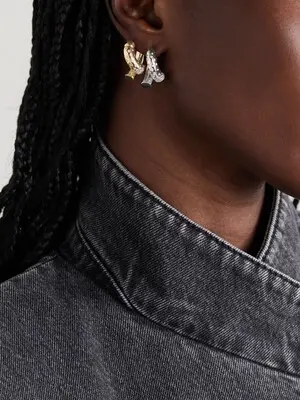 TABAYER Oera 18-karat White Gold Diamond Earrings