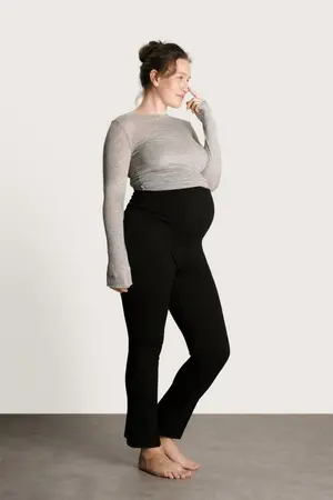 NOM MATERNITY Maternity Tailored Ponte Pants