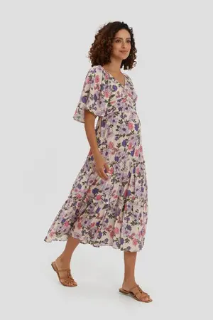 NOM MATERNITY Gracie Maternity & Nursing Dress