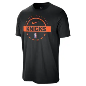 Nike New York Knicks Nba Practice T-shirt - Black