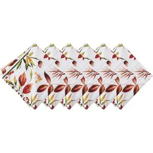 C&F HOME Camilla Cloth Napkins - Red