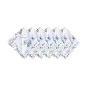 C&F HOME Cynthia Napkins Set Of 6 - Blue