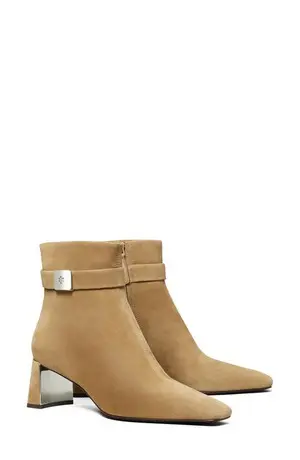 Tory Burch Georgia Block Heel Bootie - River Rock