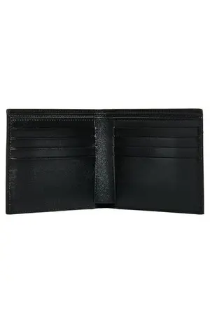Balenciaga Sticker Square Leather Bifold Wallet