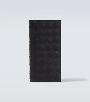 Bottega Veneta Intrecciato Leather Wallet - Black