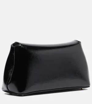 TOTEME T-lock Mini Patent Leather Clutch