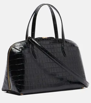 TOTEME Lounge Medium Croc-effect Leather Tote Bag