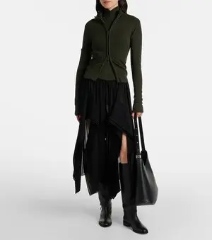 JIMMY CHOO Lawton Leather Knee-high Boots - Black