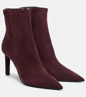 Women's Burgundy Ankle Boots