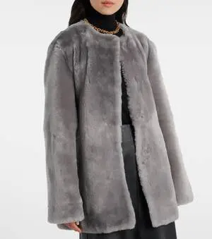 TOTEME Shearling Jacket - Grey