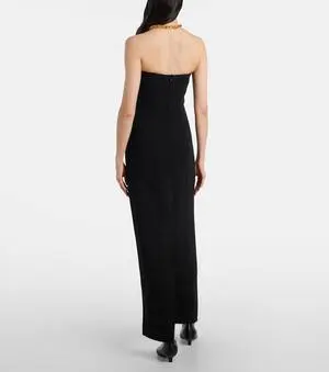 TOTEME Bustier Flap Pocket Dress - Black