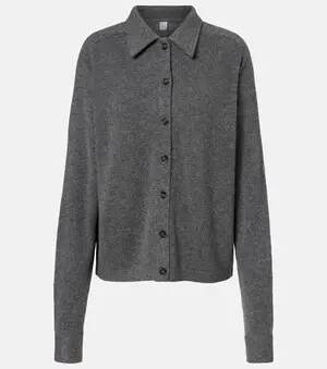TOTEME Cashmere Cardigan - Grey