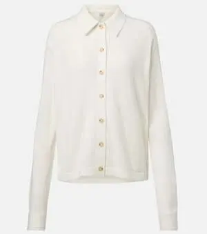 TOTEME Cashmere Cardigan - White