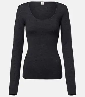 TOTEME Compact Wool-blend Sweater
