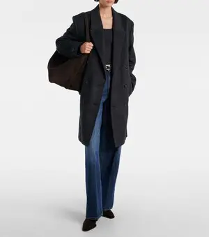 TOTEME Compact Wool-blend Sweater - Grey