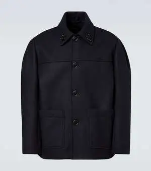 Simone Rocha Embellished Wool-blend Jacket