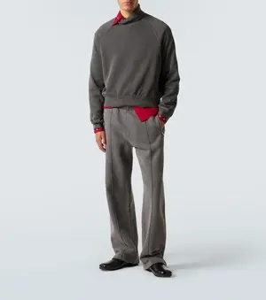 Our Legacy Scholar Cotton Jersey Turtleneck Sweater - Grey