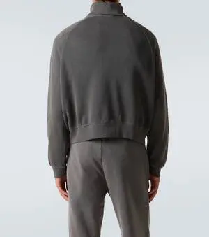 Our Legacy Scholar Cotton Jersey Turtleneck Sweater - Grey