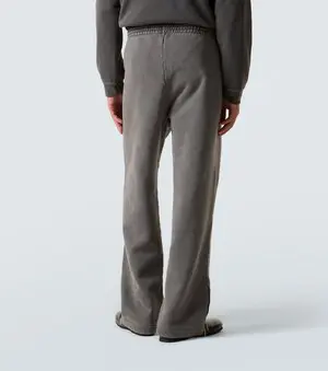 Our Legacy Cotton Jersey Wide-leg Sweatpants - Grey