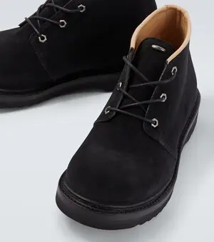 Our Legacy Chukka Suede Boots - Black