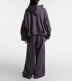 Dries Van Noten Hannett Cotton Hoodie - Grey