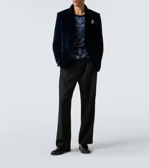 Etro Cotton Velvet Blazer
