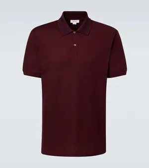 Alexander McQueen Cotton Piqué Polo Shirt