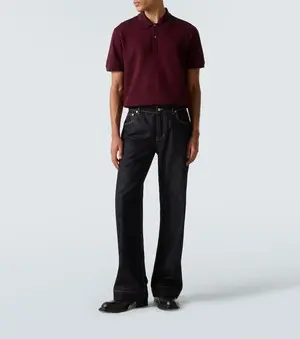 Alexander McQueen Cotton Piqué Polo Shirt
