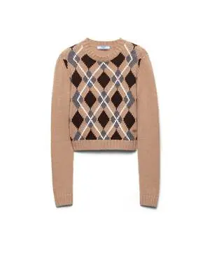 Prada Cashmere Crew-neck Sweater - Brown