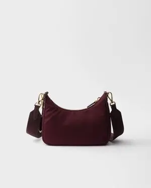 Prada Re-edition 2005 Re-nylon Bag - Burgundy