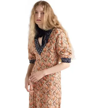 Prada Printed Georgette Dress