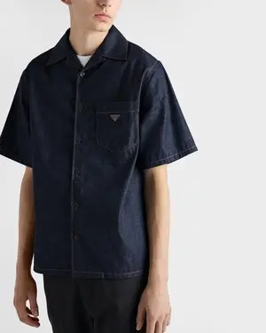 Prada Denim Bowling Shirt