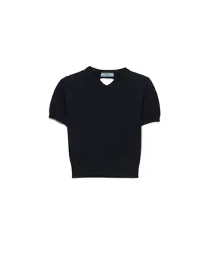 Prada Cashmere Crew-neck Sweater - Blue