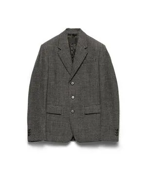 Prada Single-breasted Wool Jacket - Black