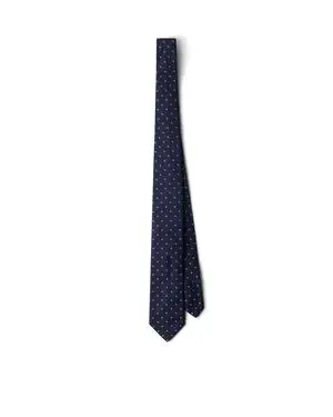 Prada Silk Neck Tie - Blue