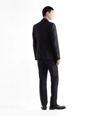 Prada Single-breasted Cashmere And Wool Suit - Blue