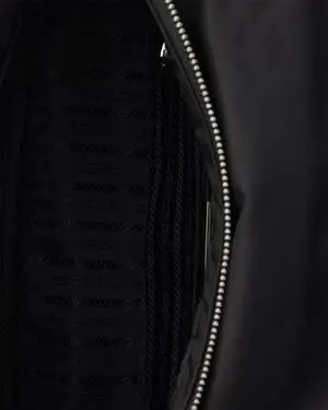 Prada Padded Re-nylon Shoulder Bag - Black