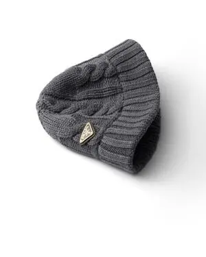 Prada Wool Bucket Hat - Grey
